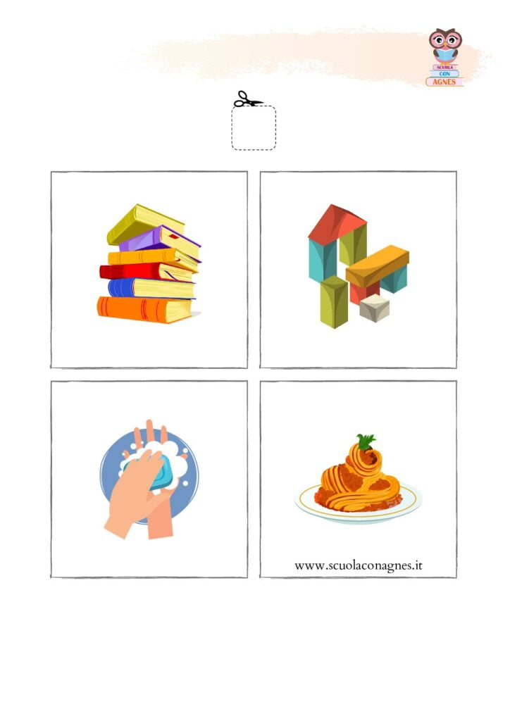 Routine Giornaliera: Cards Illustrate da tagliare ed incollare – Scuola ...
